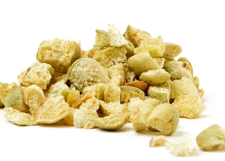 Freeze dried 10mm Outback Lime chips – Fingerlime Caviar